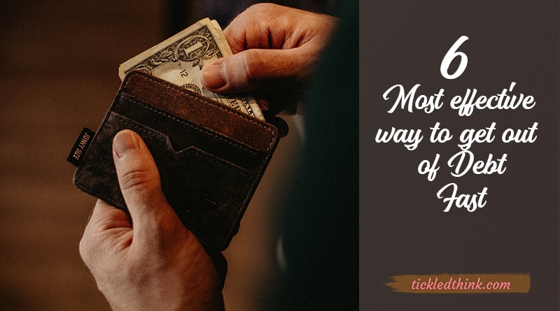 6 amazing tips to pay off debt fast even when you're broke - Tickled Think