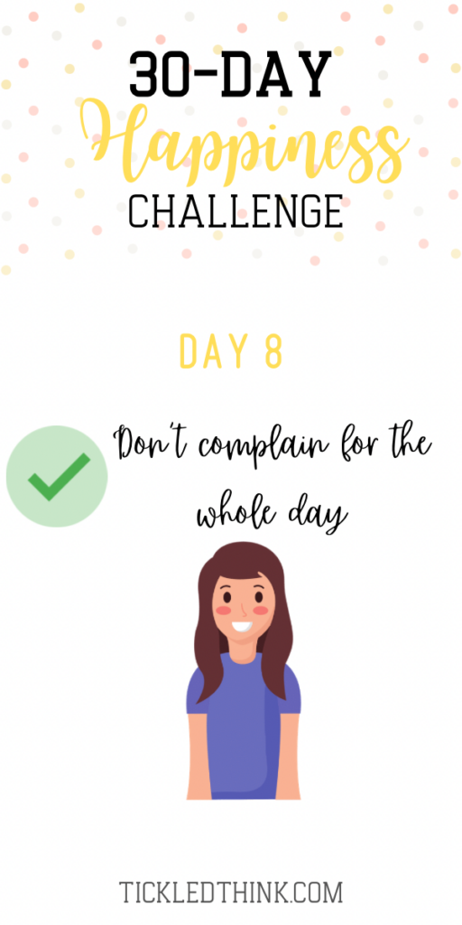 How to be Happy - 30 Day Happiness Challenge - Tickled Think