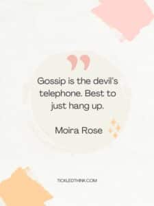 70+ Thought-Provoking Gossip Quotes Reminding You to Say No to Rumors ...